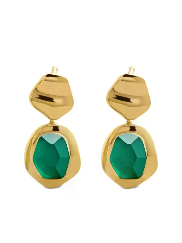 Monica Vinader Odyssey Drop Earrings - Gold