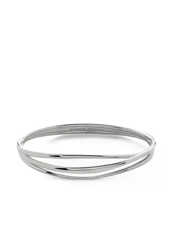 Monica Vinader Nura Bangle Bracelet - Silver