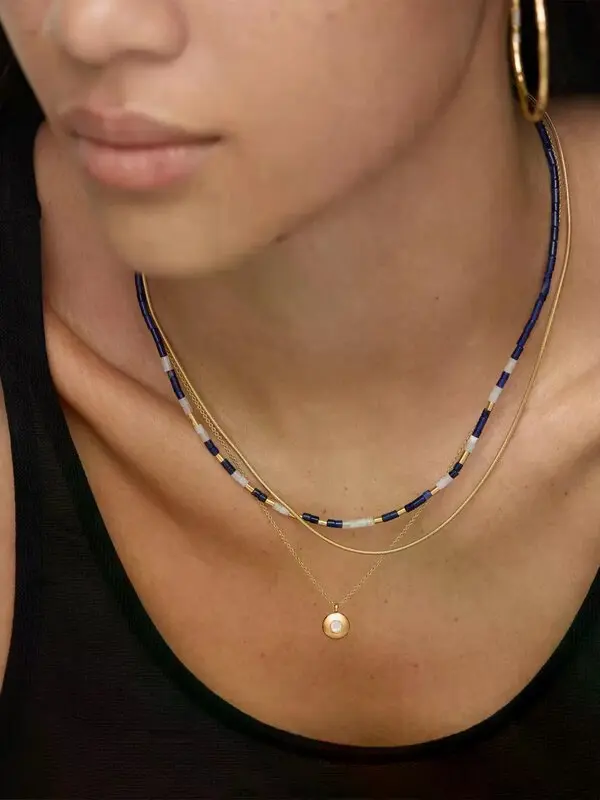Monica Vinader Delphi Necklace - Blue