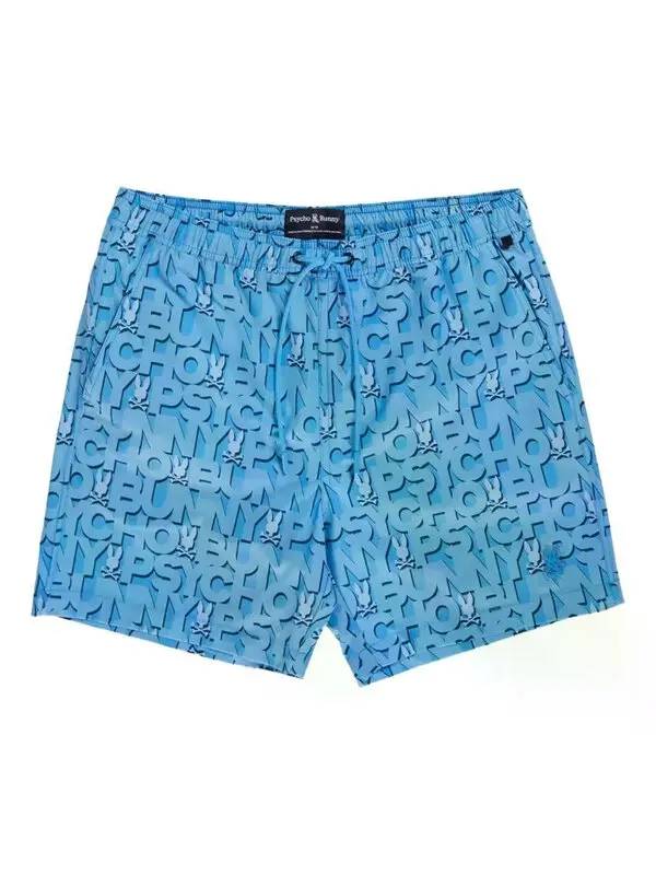 Psycho Bunny Damon Swim Shorts - Blue