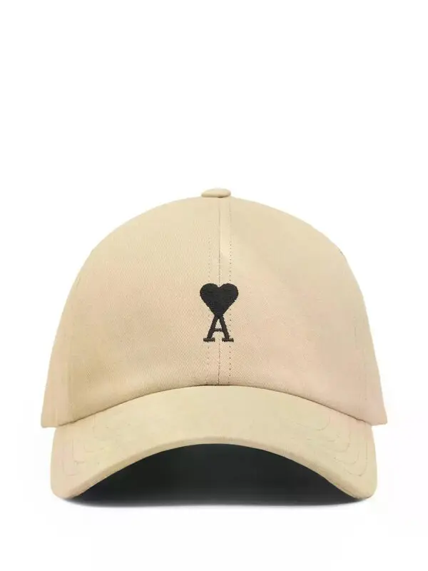 Ami De Coeur Embroidered Cap - Neutrals