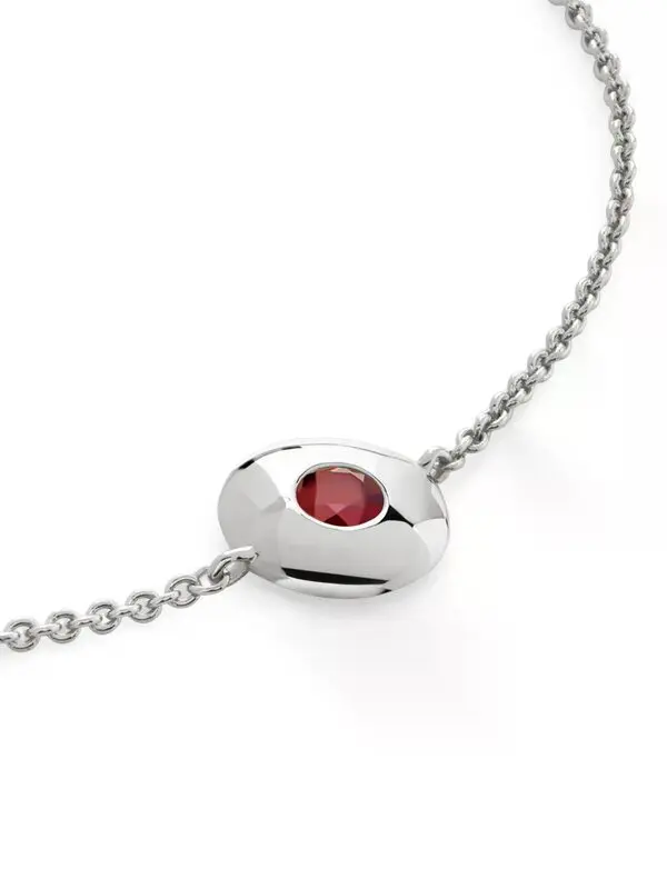 Monica Vinader January Birthstone Bracelet - Silver
