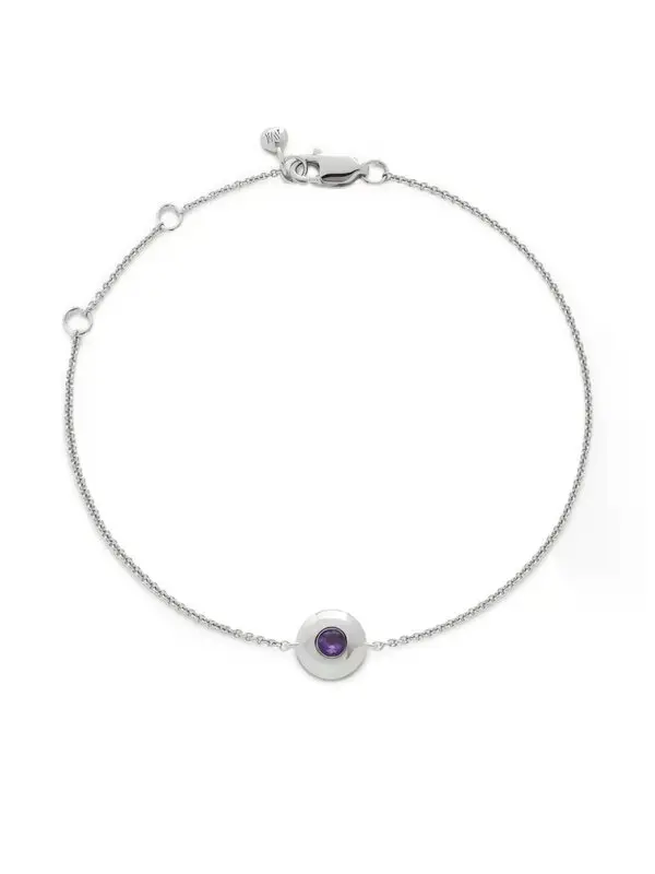 Monica Vinader Birthstone Charm Bracelet - Silver