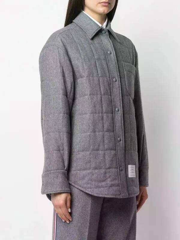Thom Browne Oversized Padded Shirt Jacket