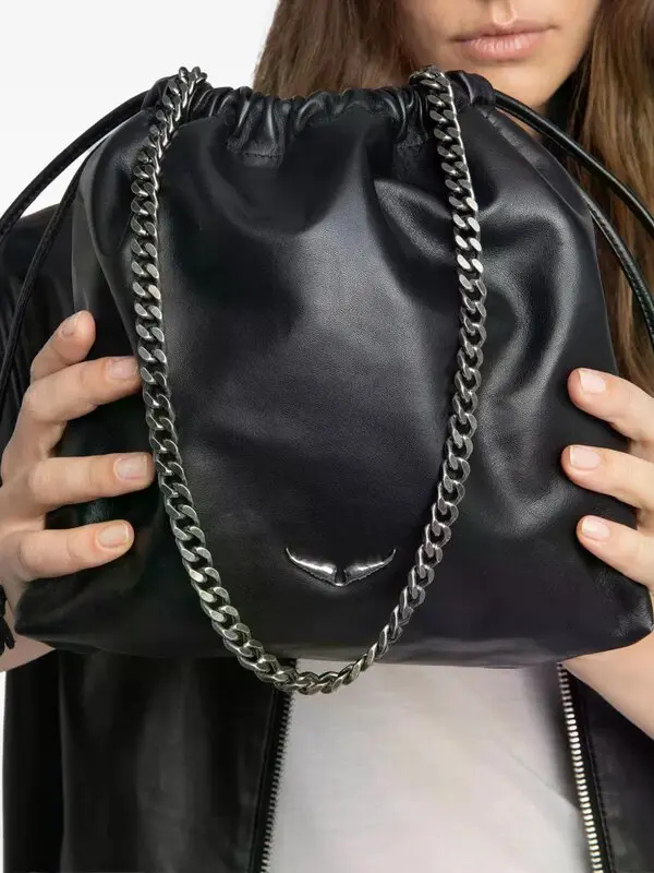 Zadig&Voltaire Chain-handle Drawstring Bag