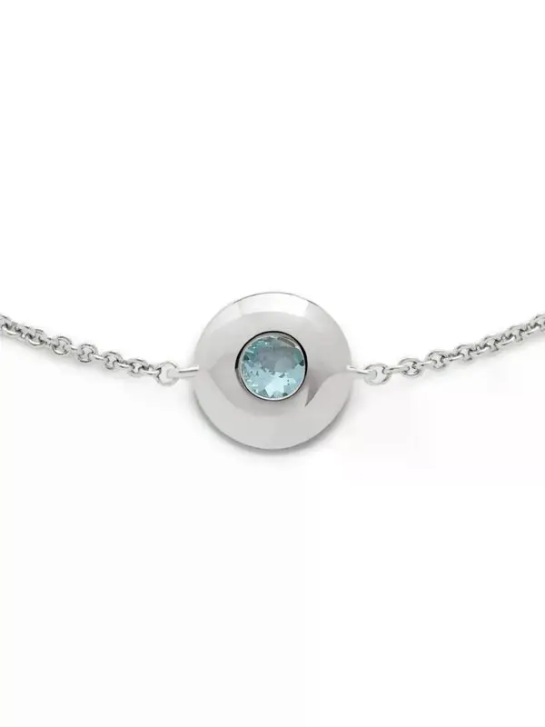 Monica Vinader March Birthstone Chain Bracelet - Silver