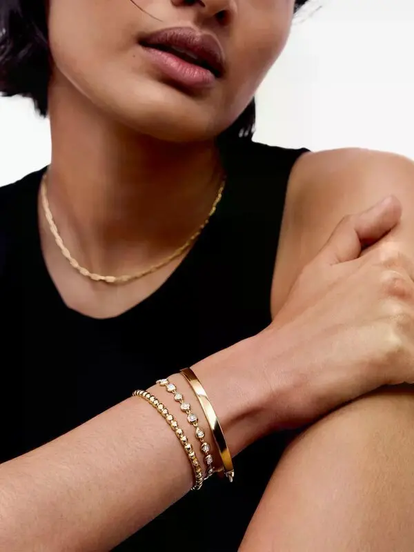 Monica Vinader Bezel Chain Bracelet