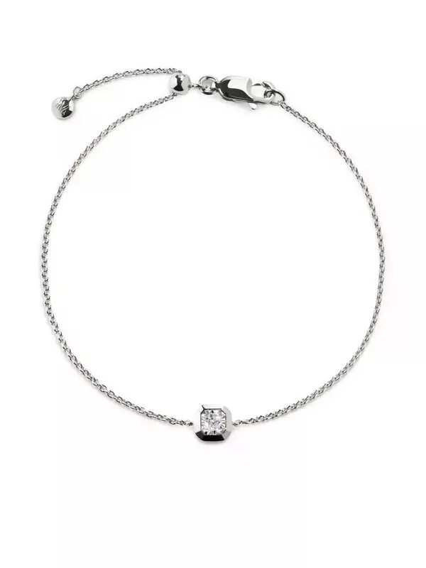 Monica Vinader Asscher Diamond Bracelet - Silver