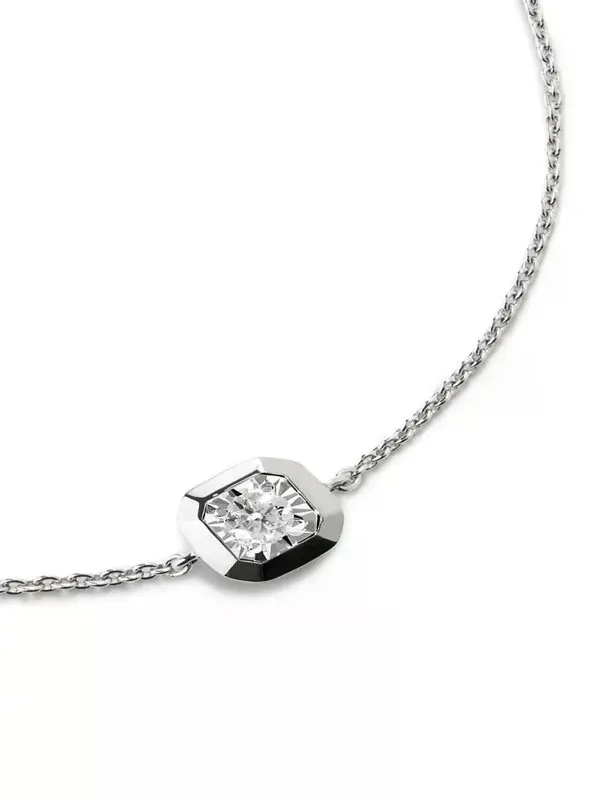 Monica Vinader Asscher Diamond Bracelet - Silver
