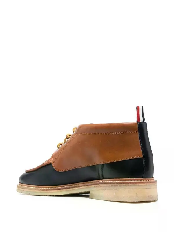 Thom Browne Two-tone Leather Derby Shoes