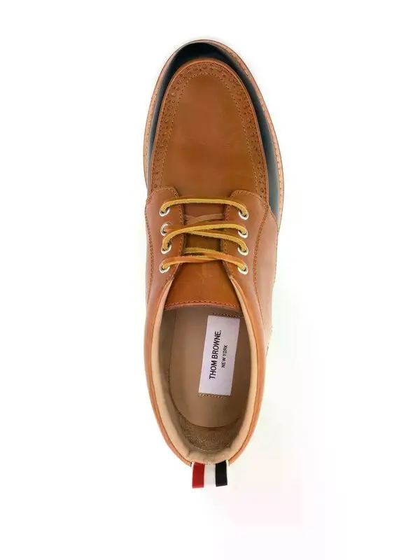 Thom Browne Two-tone Leather Derby Shoes