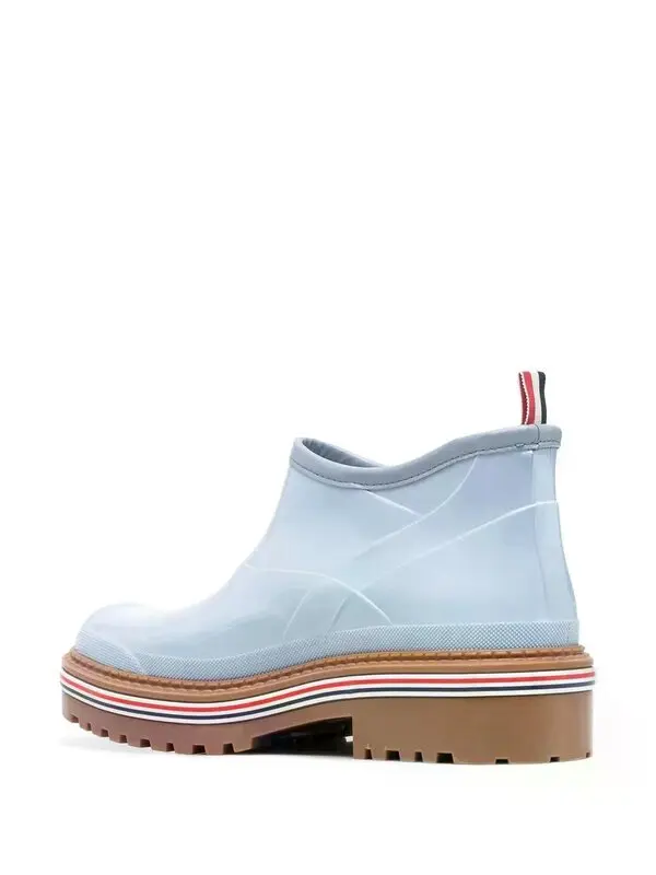 Thom Browne Stripe-trim Ankle Boots