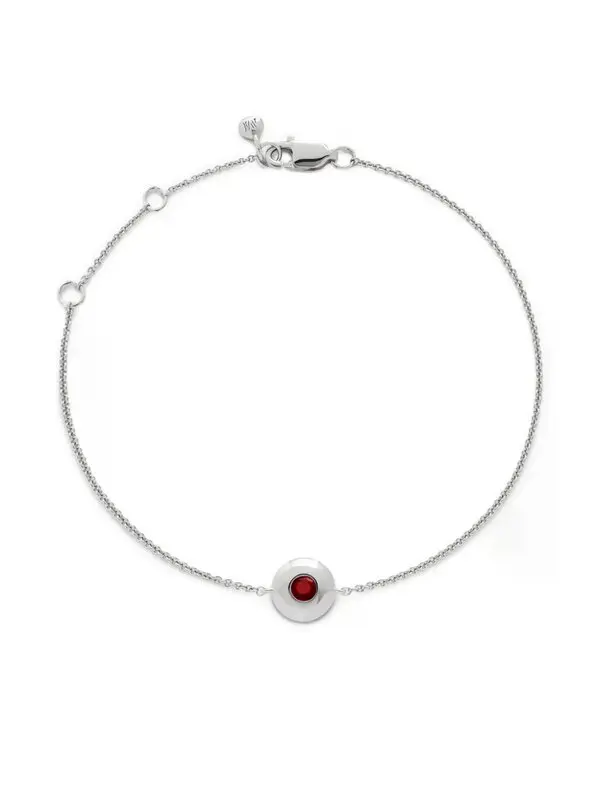 Monica Vinader January Birthstone Adjustable Bracelet - Silver