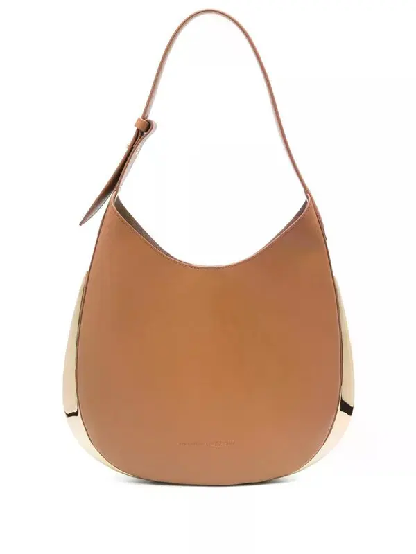 Benedetta Bruzziches Amalia Leather Shoulder Bag - Neutrals