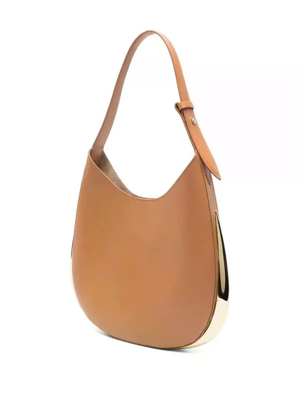 Benedetta Bruzziches Amalia Leather Shoulder Bag - Neutrals