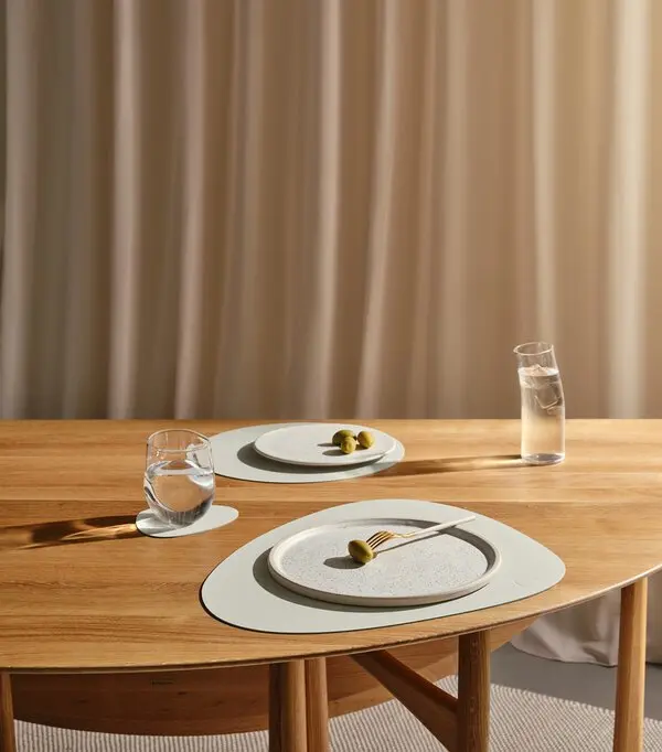 LIND DNA Set Of 4 Nupo Curve Coasters - White