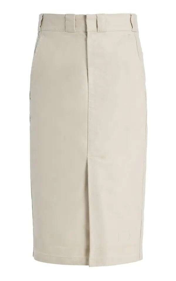 MAISON MARGIELA Denim Midi Skirt - Neutral