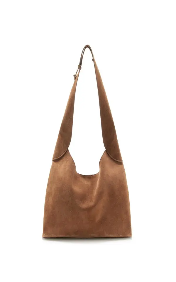 Gabriela Hearst Small Suede Hobo Bag