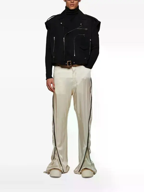Rick Owens Cropped Biker Vest