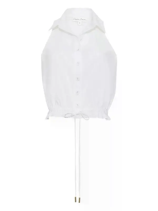 Cara Cara Button-up Halter Top