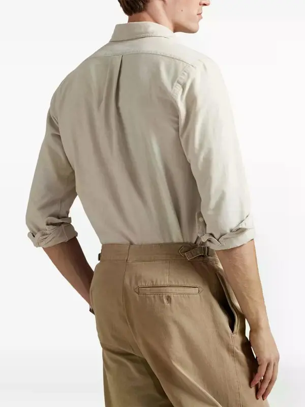 Polo Ralph Lauren Long-sleeve Button-down Shirt - Neutrals