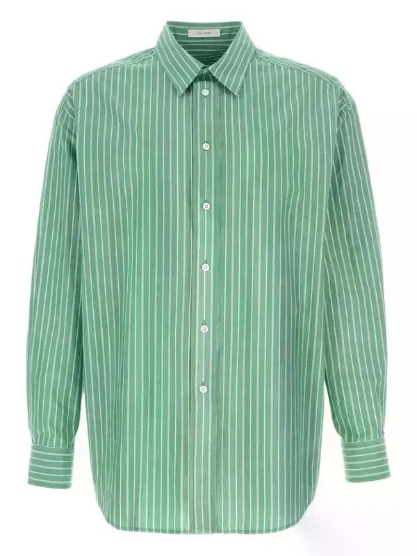 THE ROW Striped Cotton Shirt