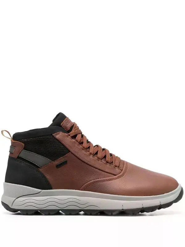 Geox Spherica 4x4 High-top Sneakers - Brown