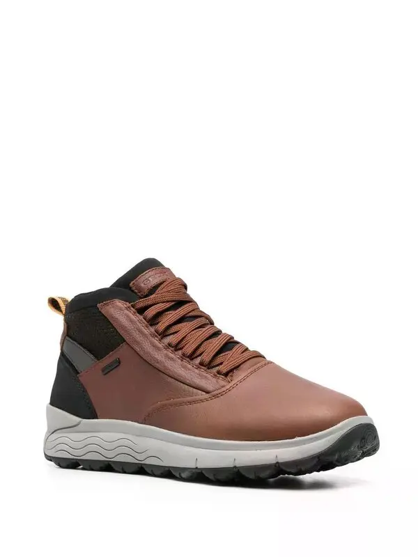 Geox Spherica 4x4 High-top Sneakers - Brown