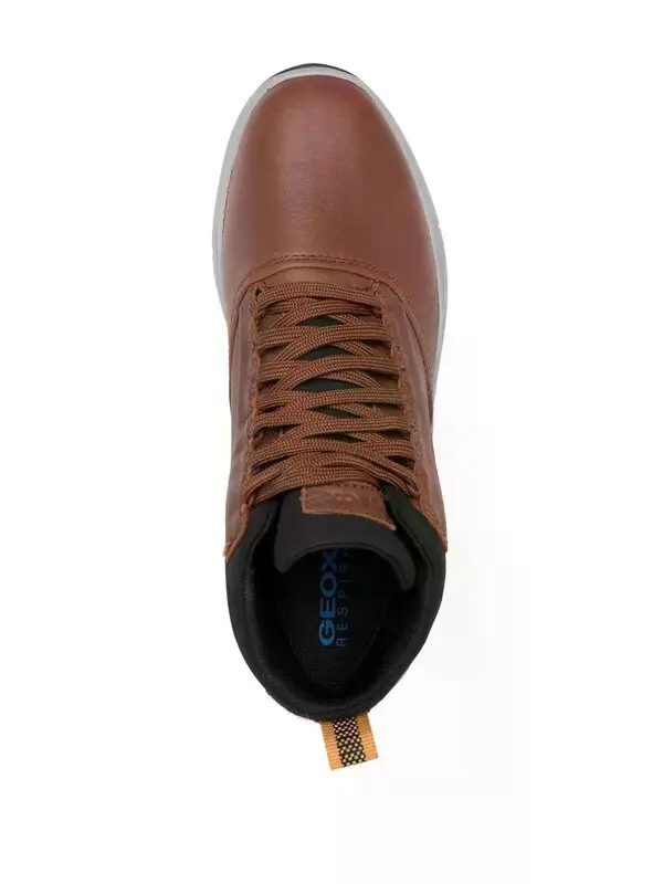 Geox Spherica 4x4 High-top Sneakers - Brown
