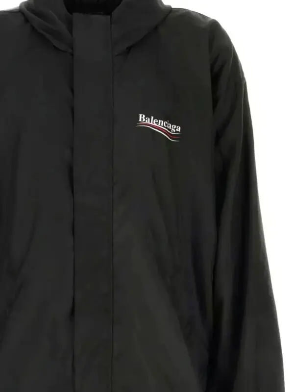 Balenciaga Logo Hooded Jacket