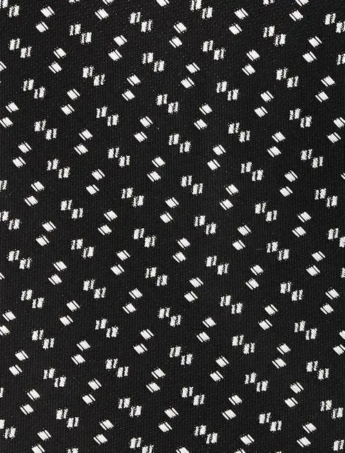SYNRGY BY DXL Big & Tall Micro Neat Neck Tie - Black