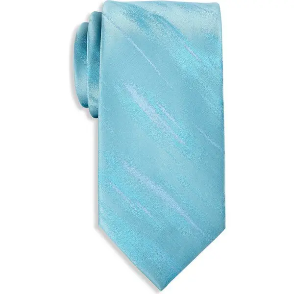 SYNRGY BY DXL Big & Tall Spring Wave Tie - Aqua