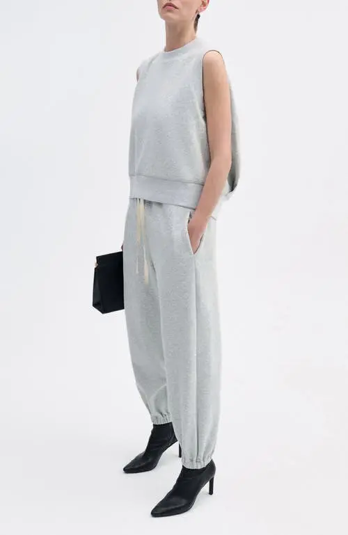 Co Sleeveless Sweatshirt In Scuba Knit