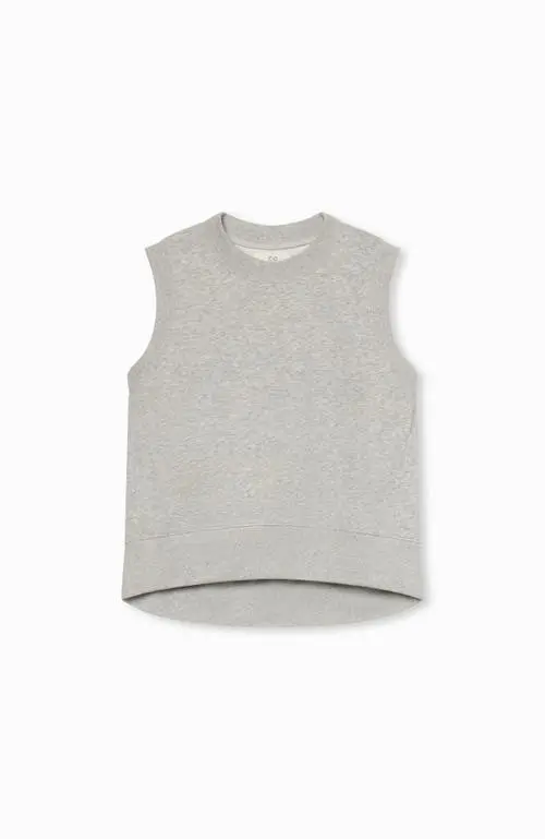 Co Sleeveless Sweatshirt In Scuba Knit