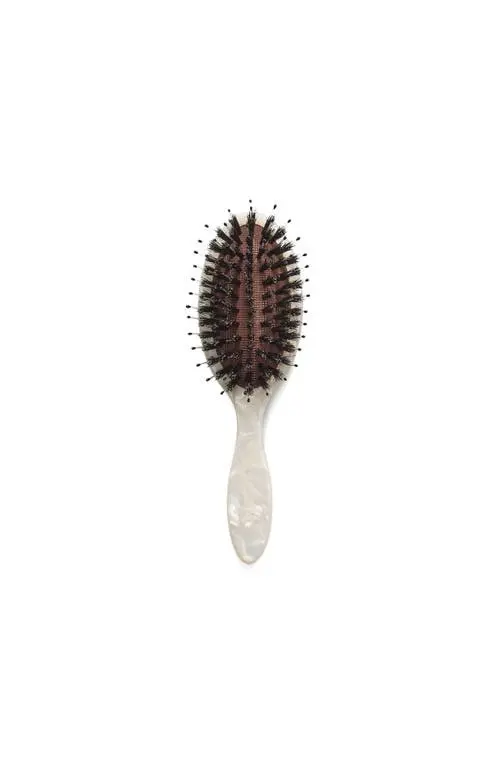 MACHETE Petite Travel Detangling Hair Brush - White Shell
