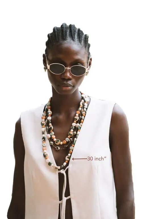 KAZURI Earth Collection Namib Necklace
