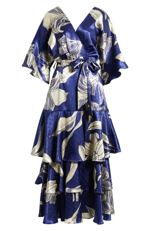floral maxi flowy dress Floral Flowy Maxi Dress