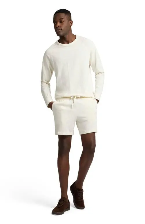 Onia Slub Terry Crewneck Sweater - Egret