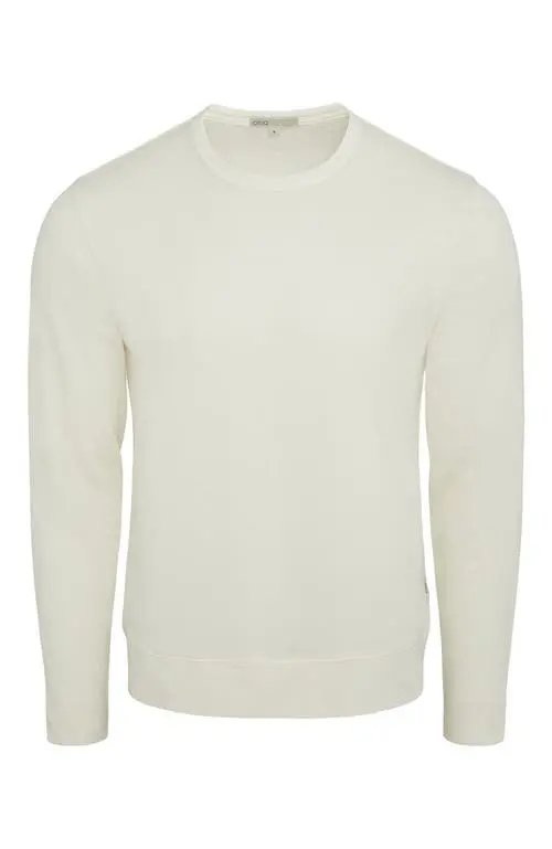 Onia Slub Terry Crewneck Sweater - Egret