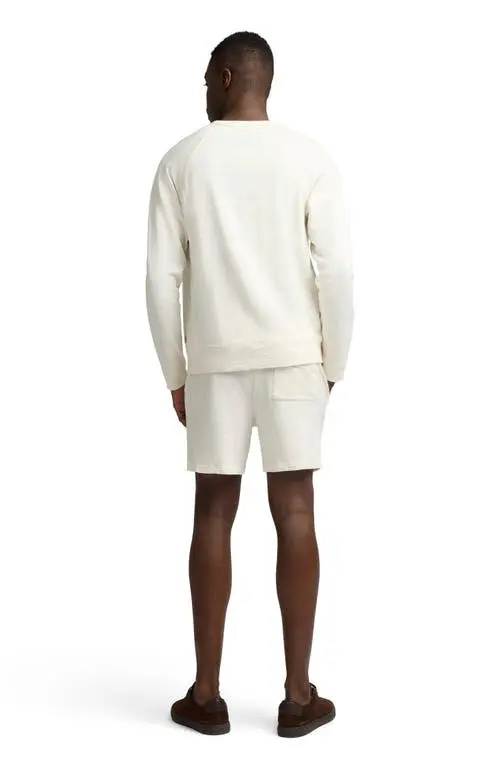 Onia Slub Terry Crewneck Sweater - Egret