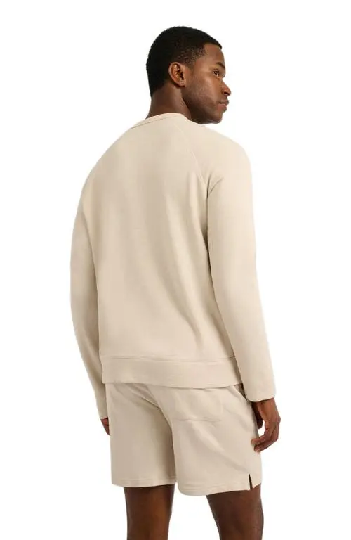 Onia Slub Terry Crewneck Sweater - Stone
