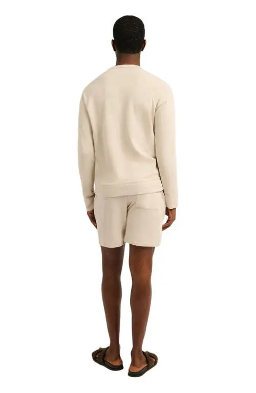 Onia Slub Terry Crewneck Sweater - Stone