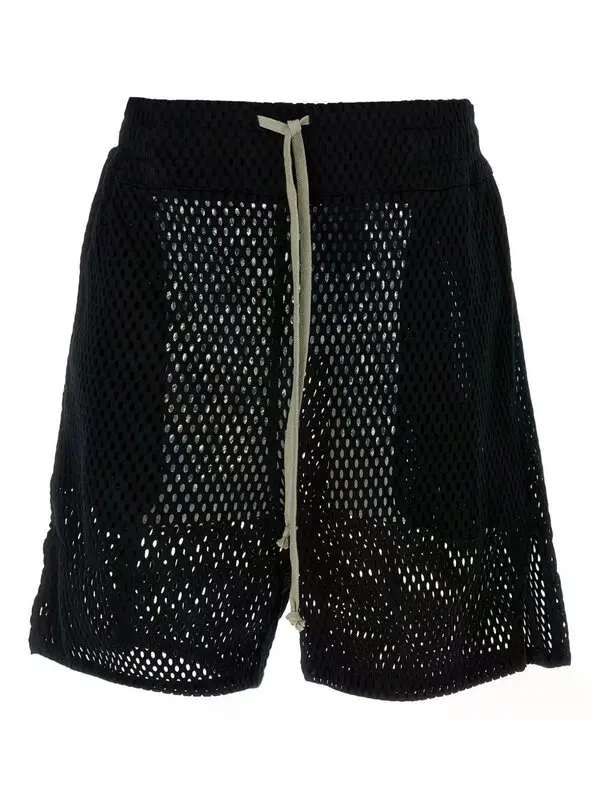 Rick Owens Mesh Drawstring Shorts