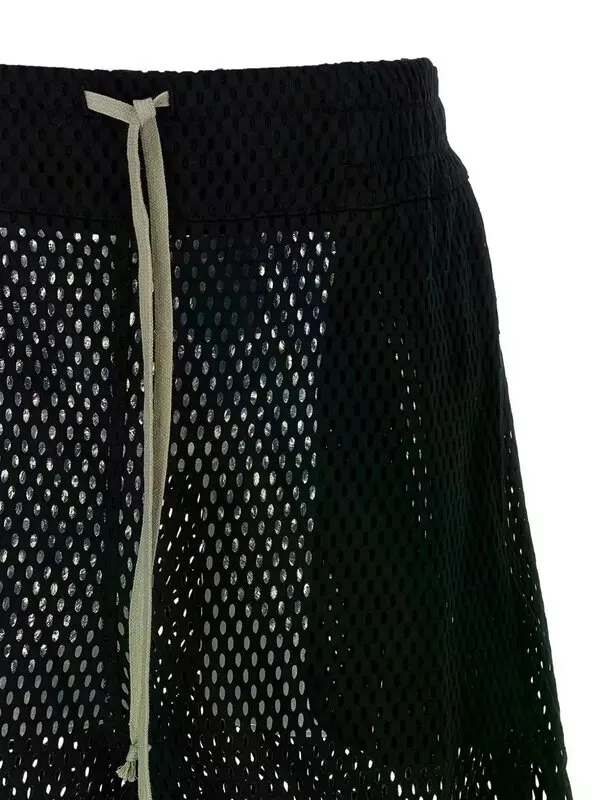 Rick Owens Mesh Drawstring Shorts