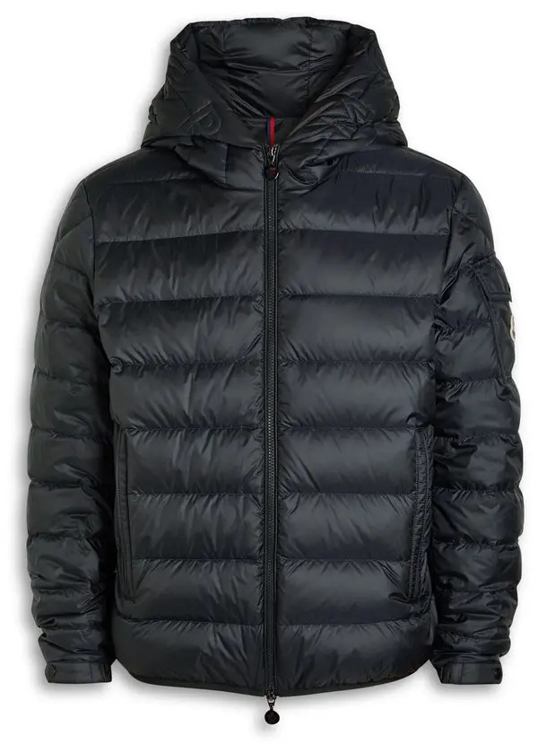 Moncler Najan Quilted Hooded Shell Jacket - Navy