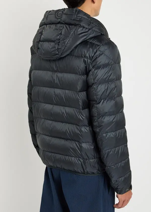 Moncler Najan Quilted Hooded Shell Jacket - Navy