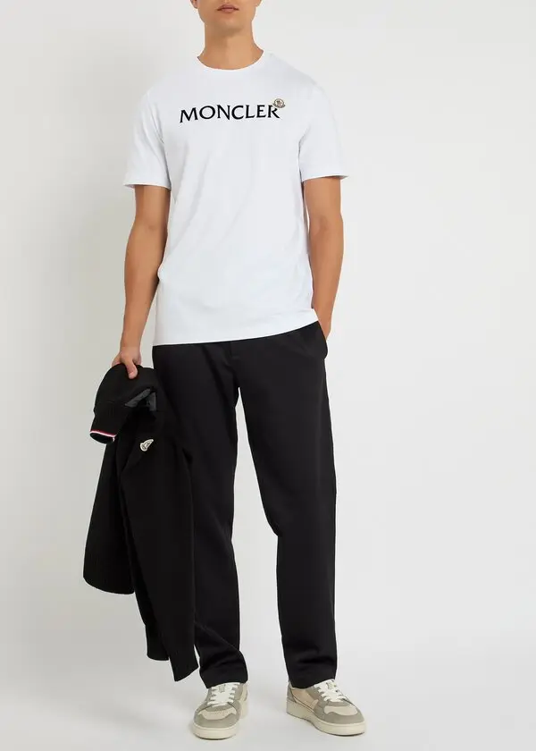 Moncler Logo Badge Cotton T-shirt
