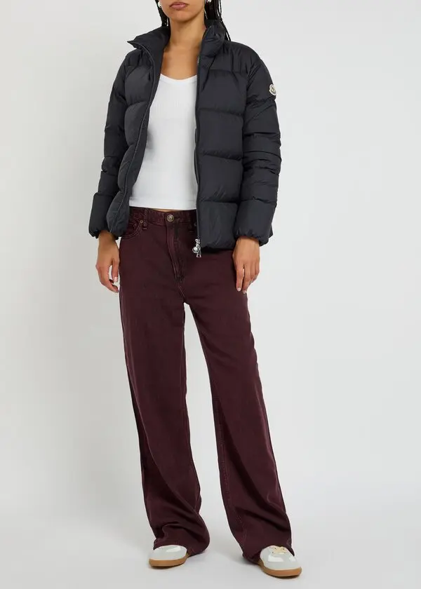 Moncler Mauzun Quilted Shell Jacket - Navy