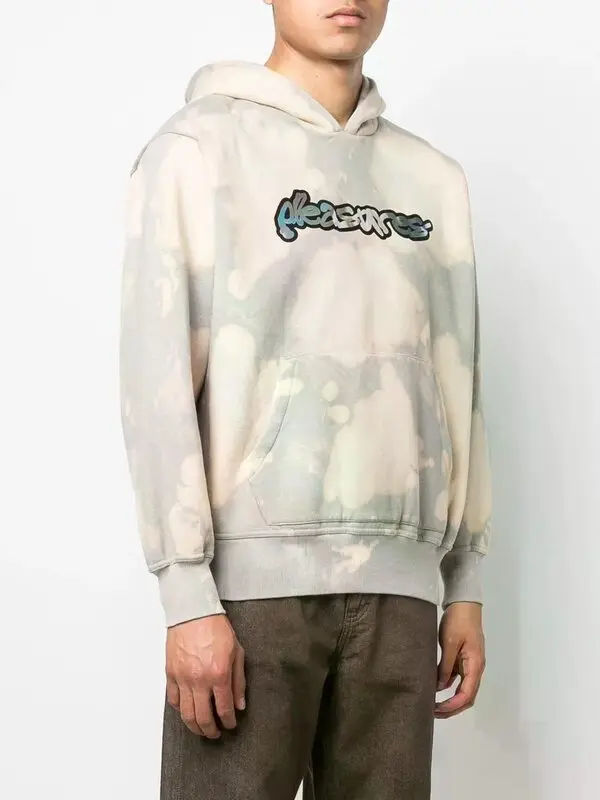 PLEASURES Decay Bleached-effect Hoodie