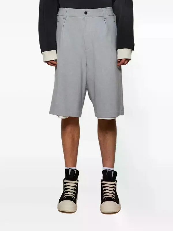 NAHMIAS Pleated Shorts